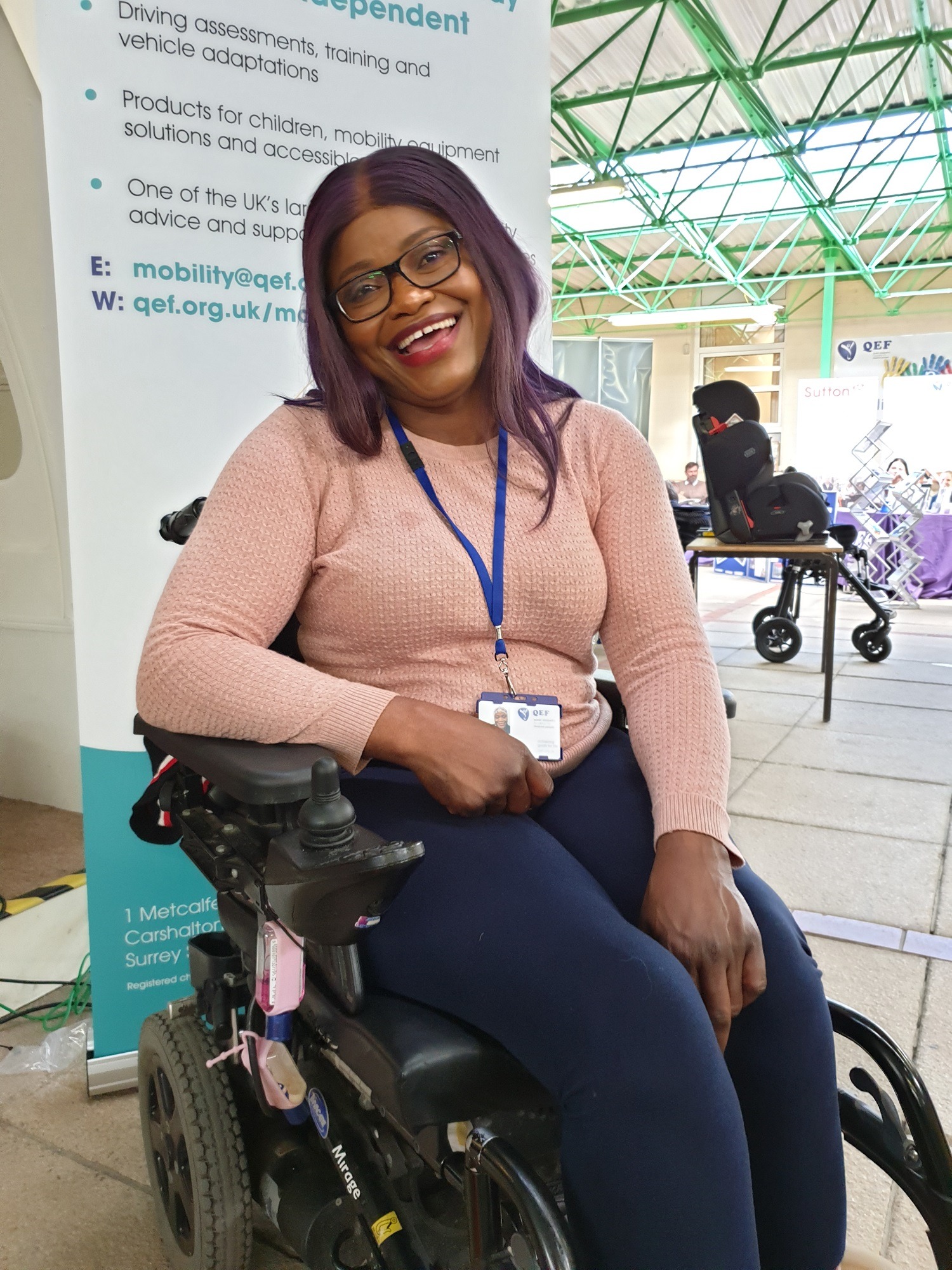 "Being able to drive has totally changed my life!" - QEF